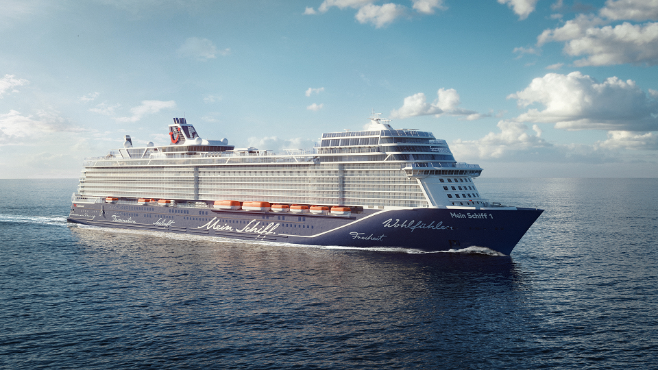 Noch schöner. Noch besser. Noch sportlicher: die neue Mein Schiff 1 ...